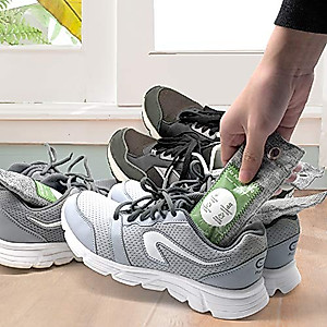 12 Pack Bamboo Charcoal Air Purifying Bag, Activated Charcoal Bags Odor Absorber, Moisture Absorber, Natural Car Air Freshener, Shoe Deodorizer, Odor Eliminators For Home, Pet, Closet (6x50g, 6x150g)