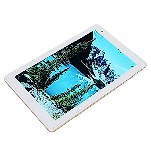 Luqeeg 8 inch HD Tablet, Android 11 Kids Educational Tablet, 1920x1080 IPS Display, Dual SIM, 2GB RAM & 32GB ROM, 128GB Expandable, Octa Core Processor Up to 1.6GHz(Gold)