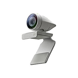 Poly 2200-87070-001 Studio P5 HD 1080p Webcam, White