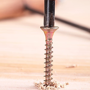 Thokko Zinc Coated Coarse Thread Countersunk Phillips Heavy Duty Wood/Self Drilling Drywall Screws with Bugle Head (#7 x 2 in., 150)