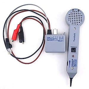 Yankok [200EP Tone Probe w/ 77HP Generator Kit] Inductive Amplifier Wire Cable Tracer to Locate Single Conductors and Cables Integrated LED Flashlight (Includes Headset Jack and User Manual)