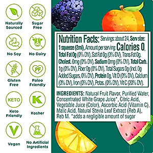 Stur Liquid Water Enhancer | Classic Variety | Sweetened with Stevia | High in Vitamin C & Antioxidants | Sugar Free | Zero Calories | Keto | Vegan | 5 Bottles, Makes 120 Drinks