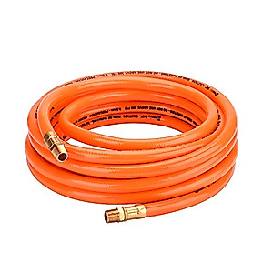 WYNNsky 3/8" X 25ft PVC Air Compressor Hose Kit With 17 Piece Air Tool and Air Compressor Accessories Kit