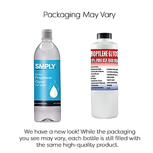 SMPLY. USP Food Grade 99.9% Pure Propylene Glycol, 35 oz