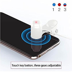 HLS Laluney Auto-clicker Device for Mobile Phone and Tablet Computer Screen,Adjustable Speed Simulated Finger Clickier(2 Packs) (White)