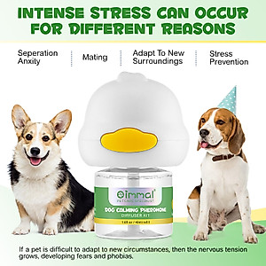 PLSHSBSE Calming Diffuser for Dogs, 2 Pack Dog Calming Diffuser Refills for Replacement, Enhanced Dog Calming Pheromone Diffuser, Dog Calming Diffuser Kit for Dog Anxiety Relief (2x48ml Refills)