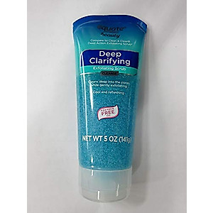 Equate Beauty Deep clarifying Exfoliating Scrub Facial Cleanser, 5 oz
