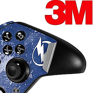 Skinit Decal Gaming Skin compatible with Xbox One Elite Controller - Officially Licensed NHL Tampa Bay Lightning Frozen Design