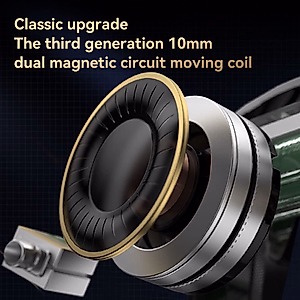 TRN BAX Four-Unit Flagship Electrostatic Iron Headphones, BA+1DD+2EST Hybrid Metal HiFi in Ear Monitor for Running Sport (4.4mm)