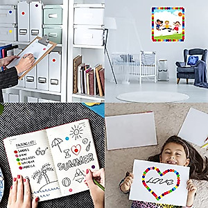 3500 Pieces Dot Stickers, Color Coding Labels Circle, 10 Color Circle Stickers, Price Stickers, Colored Dot Stickers for Office Classroom Student