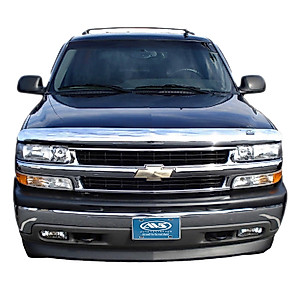 Auto Ventshade [AVS] Hood/Bug Shield for 2000 - 2006 Chevrolet Tahoe, Suburban 1500 & 2500, 1999 - 2002 Silverado 2500, 2001 - 2002 Silverado 3500 | Medium Profile - Chrome, 1 pc. | 680902