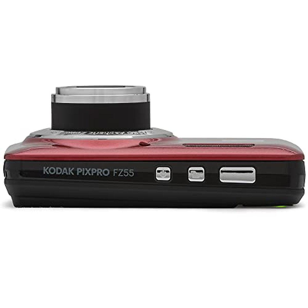 Kodak FZ55RD PIXPRO Digital Camera Red Bundle with Lexar 64GB High-Performance 800x UHS-I SDHC Memory Card Blue Series