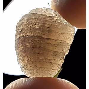 Top-Rock-Shop 1pc Agni Manitite 25mm Pearl of The Divine Fire Rare Pseudo Tektite AA-Grade Translucent Natural Healing Crystal Gemstone Specimen from Indonesia, Black, Grey, White,