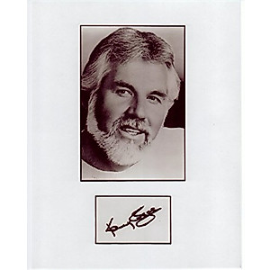 Kirkland Kenny Rogers 8 X 10 Photo Autograph on Glossy Photo Paper