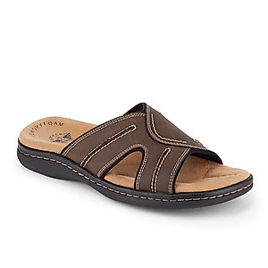 Dockers mens Slide,Dark Brown,11 W US