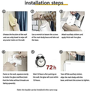 ABHILWY Retractable Clothesline Clothes Line Retracting Outdoor/Indoor, Heavy Duty Adjustable Drying Rope Wire Dryer Widened Belt, Self Adhesive Wall Mount Case with 29 Windproof Hanging Holes White