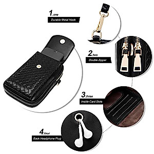 KUKOO Small Crossbody Phone Bags for Women Cell Phone Purse Wallet with Card Slots