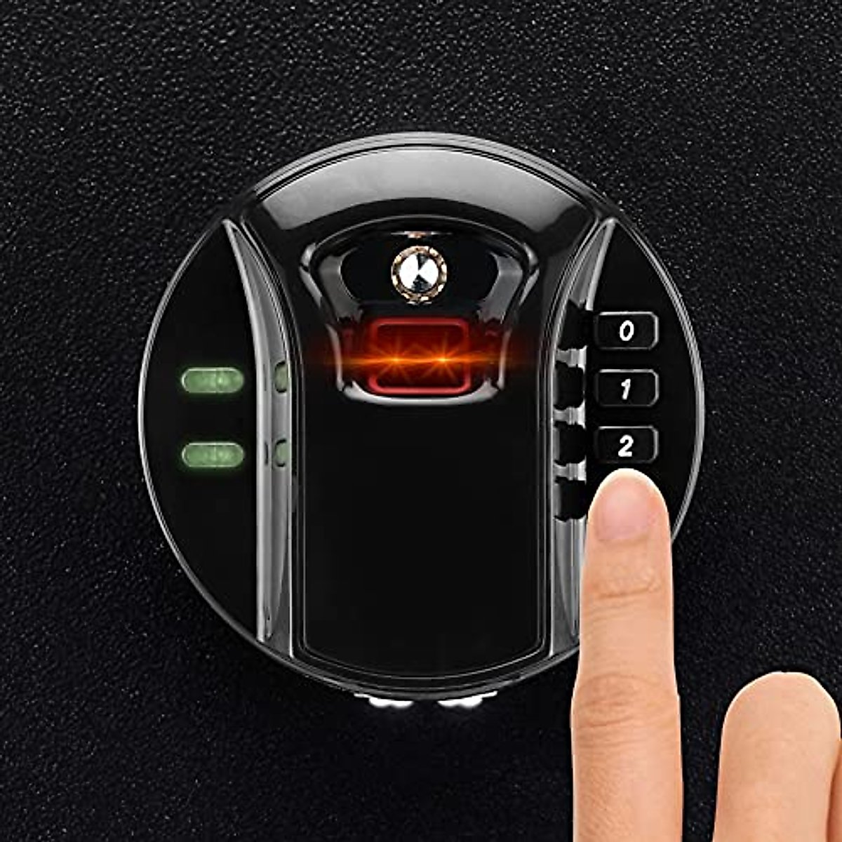 BARSKA AX13108 Biometric Keypad Digital Multi-User Security Business Depository Drop Safe with Front Load Drop Box for Money, Cash, and Mail