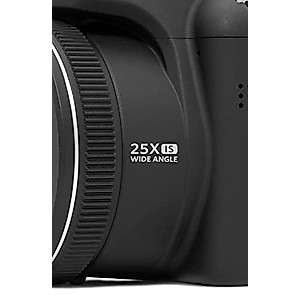 KODAK PIXPRO Astro Zoom AZ255-BK 16MP Digital Camera with 25X Optical Zoom 24mm Wide Angle 1080P Full HD Video and 3" LCD (Black)