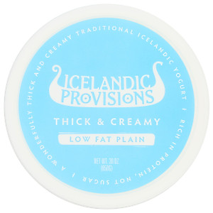 Icelandic Provisions 30 oz Traditional Skyr Yogurt, Low Fat