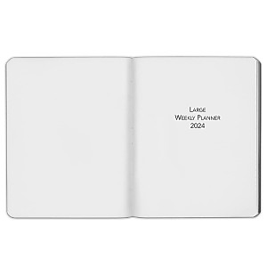Harbor Large Weekly Planner 2024 - Leida Navy - 9.75x7.5"