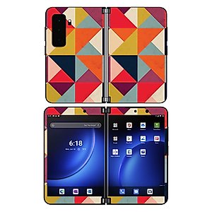 MightySkins Skin Compatible with Microsoft Surface Duo 2 - Bright and Happy | Protective, Durable, and Unique Vinyl Decal wrap Cover | Easy to Apply, Remove and Change Style | Made in The USA