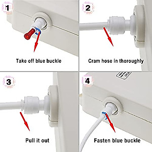 FlowFluid Bottled Adjustable Drinking Water Pump System Single-Tube Power 25W, Bottled Water Dispensing 2L Flow Electric Water Pump for 5 Gallon Bottle Water for Coffee,Refrigerators,Ice Maker,Faucet