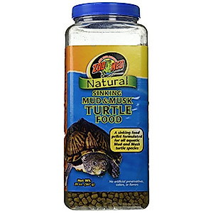 Zoo Med Natural Sinking Mud and Musk Turtle Food, 20 Ounces Each (20 Ounces)