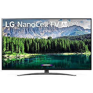 LG 55SM8600PUA Nano 8 Series 55" 4K Ultra HD Smart LED NanoCell TV (2019), Black