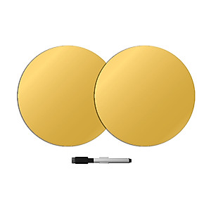 Wall Pops WallPops WPE2126 Gold Foil Dry Erase Dot Decals, Metallic