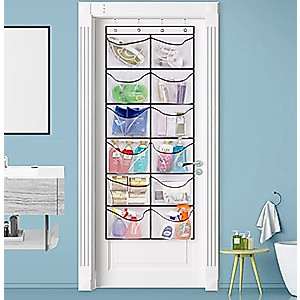 KIMBORA 12 Extra Large Pockets Shoe Organizer and 2 Packs Hanging Purse Organizer