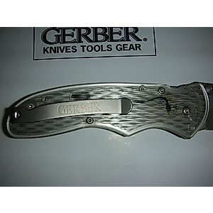 Gerber Mini-Fast Draw Knife, Assisted Opening, Fine Edge [22-41526], Black / Stainless