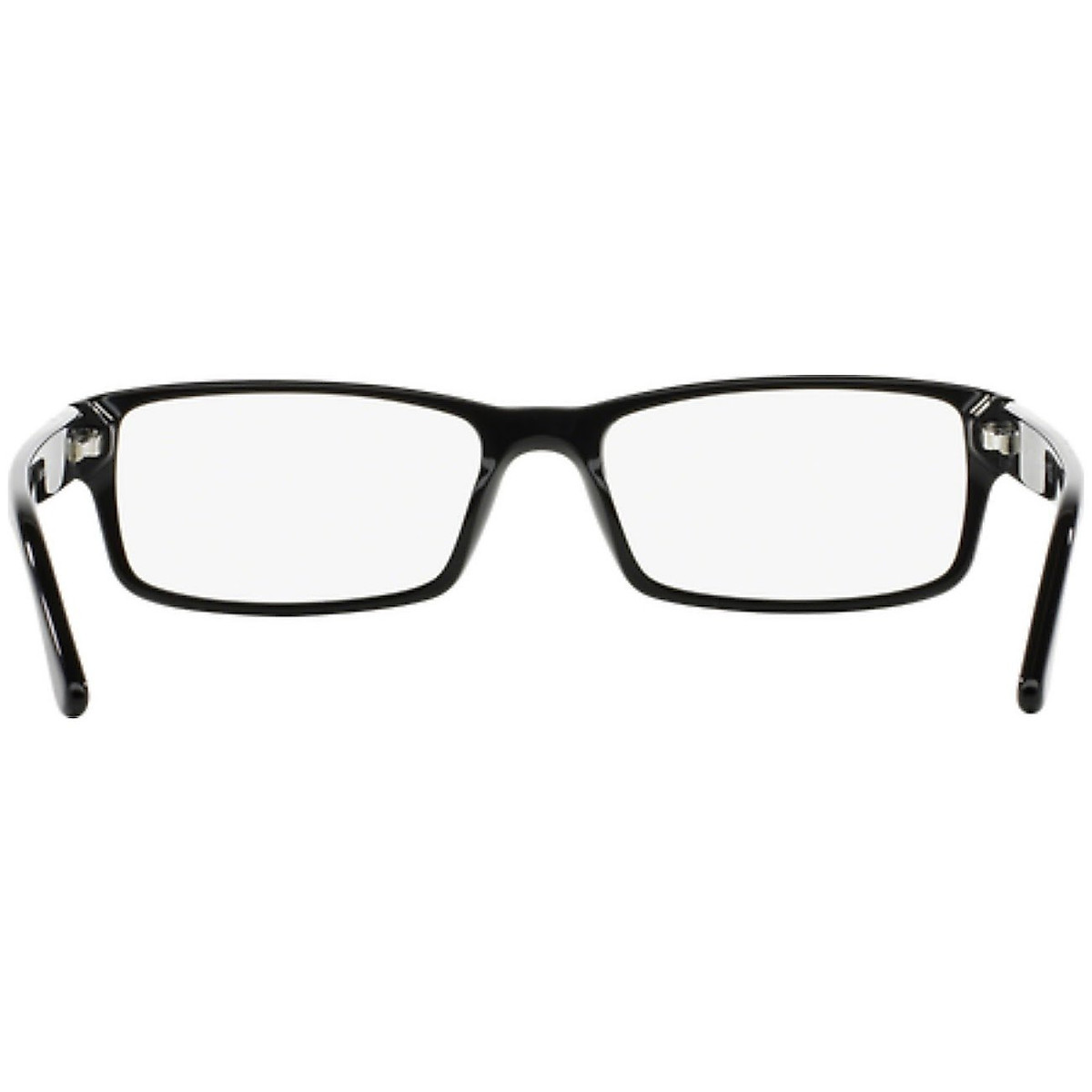 Polo Ralph Lauren Men's PH2065 Rectangular Prescription Eyewear Frames, Shiny Black/Demo Lens, 58 mm
