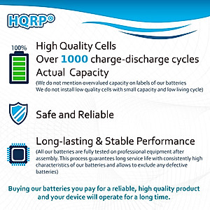 HQRP Battery Works with 6PH-AA1500-H-C28 DSC9047 Power-Series Security Alarm System DSC-9047 DSC9O47 6PHAA1500HC28 6PH-AA15OO-H-C28 ADT DSC Back-Up SCW9045 SCW9047