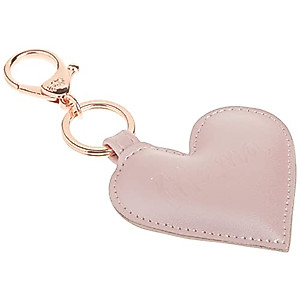 Itzy Ritzy Diaper Bag & Purse Charm, Keychain & Luggage Marker; Measures 6" Long & 3" Wide; Features Durable Clasp & Trendy Rose Gold Hardware, Blush