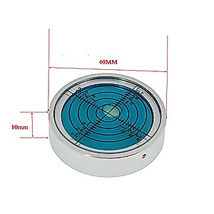 XMLEI Level fan small high precision level universal direction bubble level horizontal bead circular horizontal bubble (40mm)