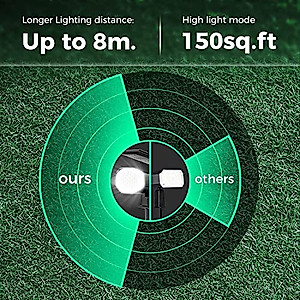 30 LEDs Solar Spot Lights Outdoor, 2 Modes Cold & Warm White Adjustable Solar Landscape Spotlights, IP68 Waterproof, Solar Outdoor Lights for Yard Garden Driveway Porch Walkway Pool Patio, 2 Pack