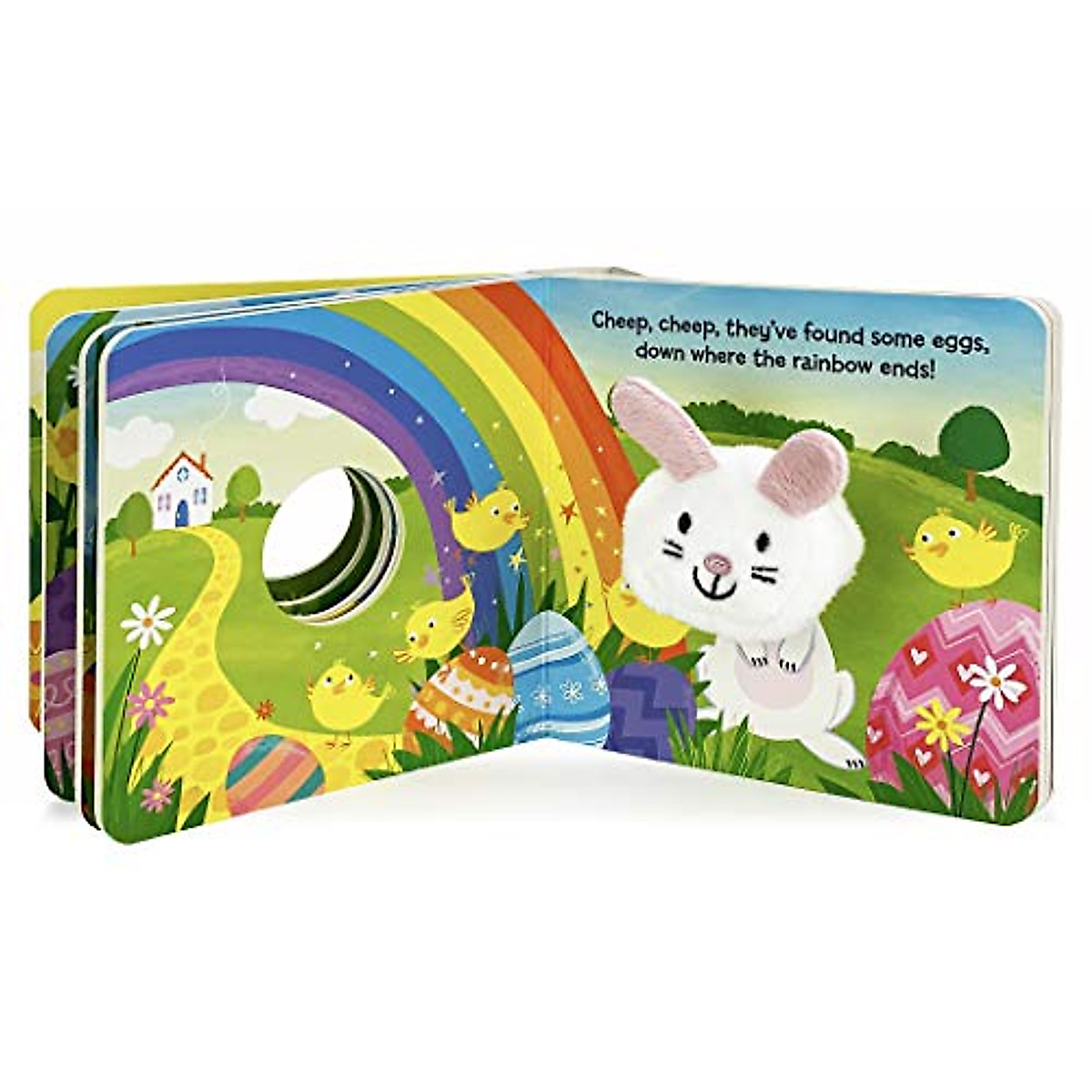 Hippity, Hoppity, Little Bunny - Finger Puppet Board Book for Easter Basket Gifts or Stuffer Ages 0-3