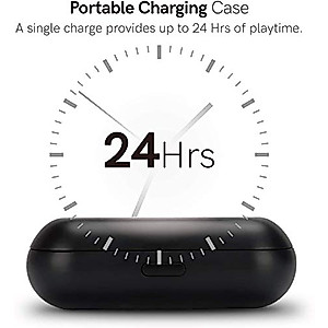 atune analog Wireless Earbuds, Bluetooth 5.0 with USB Charging Case, Comfortable Wear Easy Setup Pair, True Wireless Earbuds 33FT Built-in Mic Call For iPhone Android Phones