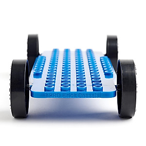 Pinewood Pro Brick Derby™ Car Chassis | Create a Customized car with Lego® Bricks to Race on Pinewood Derby Tracks | Fully Assembled and Ready to Race from Engineered for Speed