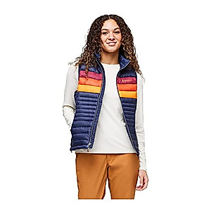 Cotopaxi Fuego Down Vest - Women's Maritime & Raspberry Stripes Medium