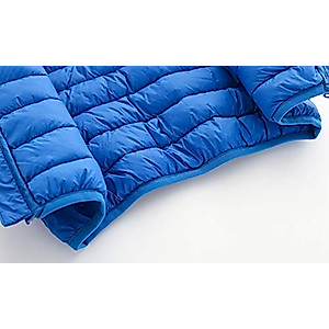 CECORC Winter Coats for Kids with Hoods (Padded) Light Puffer Jacket for Outdoor Warmth, Travel, Snow Play | Girls, Boys | Baby, Infants, Toddlers,18-24-30 Months, 2T, Blue
