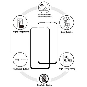 EasyLifeGo for Huawei P40 lite/Huawei Nova 7i Kickstand Case with Tempered Glass Screen Protector [2 Pieces], Hybrid Heavy Duty Armor Dual Layer Anti-Scratch Case Cover, Red