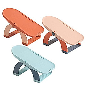 Alipis 3pcs Shoe Rack Adjustable Shelf Brackets Shoe Organizer Adjustable Stand Shoe Rack Holder Shoe Holder Shoe Storage Holder Slipper Rack Holder Double Layer Shoe Holder Home Supply