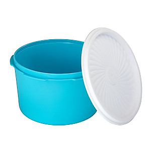 MRX Solutions 8-Piece Food Storage Container Canister Set with Lids BPA Free, Dishwasher Safe (Sky Blue)