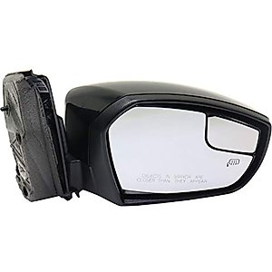 Kool Vue Driver & Passenger Side Power Heated Mirrors for Ford Escape 2017-2019 Without Signal Light, Blind Spot Monitor, Memory & Puddle Lamp Paintable