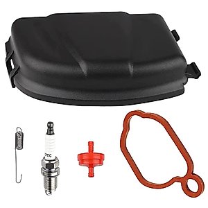 HUSWELL 595658 Air Cleaner Filter Cover Spark Plug kit for Briggs & Stratton 595658 093J02 09P700 103M02 104M02 104M05 Lawn Mower Engine