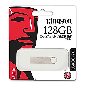 Kingston Digital 128GB Data Traveler SE9 G2 USB 3.0 (DTSE9G2/128GB)
