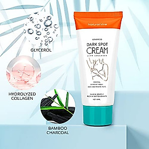Natural Vine Dark Spot Corrector Cream, Dark Spot Remover for Body, Brightening Cream, Age Spot/Sun Spot/Brown Spot Remover, Dark Spot Cream, Instant Result, Moisturizes Armpit, Neck