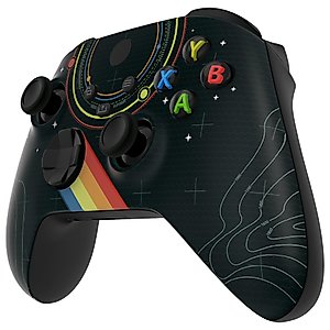 eXtremeRate Custom Shell for Xbox Series X & S Controller - Revitalize Your Controller - Stars Explorer Replacement Cover Front Housing Cover for Xbox Core Controller Wireless [Control NOT Included]